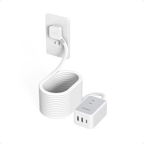薄型プラグ-/10m/TS-708-C・Size:10mStyle:薄型プラグ・電源タップ 薄型薄型プラグの採用により、狭い隙間にも簡単に設置です。家具の後ろや壁際でも、スペースを有効に活用できるため、見た目もすっきりします。それに、45°...