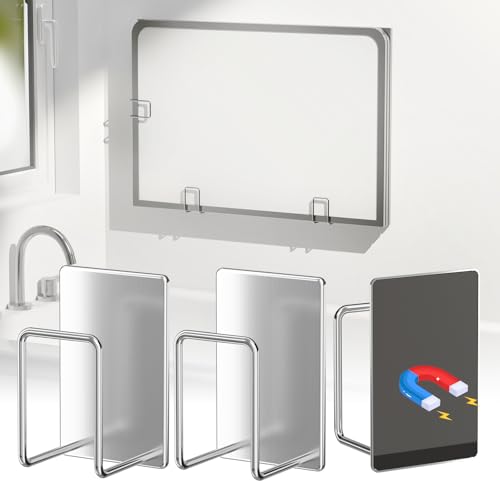 シルバー/W8×D7×H12.5cm，3点で支え/SUS304BathRack3-SLV-JP・高級感あふれる18-8ステンレス鋼丈夫で18-8ステンレスで作られています。手や指が当たっても痛くないように、細部まで丸く仕上げるひと手間を加え...