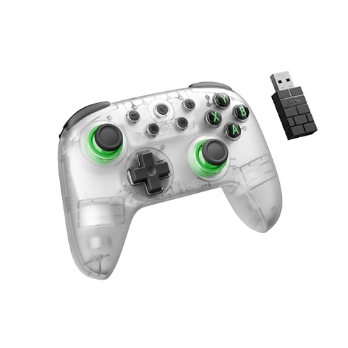 透明/-/81HD・パッケージ個数:1・VITURE × 8BITDO ? 業界リーダー2社によるコラボレーション- 再設計によって触知性と反応性を高めたVITURE× 8BitDo Ultimate 2Cゲーミングコントローラーは、PC、...