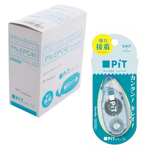 ブルー/幅28mm×厚さ19mm×全長69mm/PN-EPC40-5P・PatternName:ブルー5個・パッケージ個数:1・強力に貼れる「パワーテープ」を搭載した、使い切りミニサイズのテープのり ピットパワーエッグ。・本体はコンパクトな...