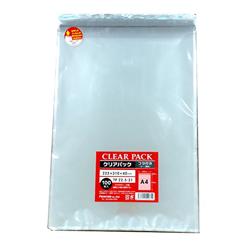 透明/A4/TP 22.5-31・Size:A4Color:透明PatternName:単品・パッケージ個数:1・厚さ0.03m 入数100枚・サイズA4 ヨコ22.5×タテ31cm、フラップ部4cm・材質ポリプロピレン・種類: 単品透明性...