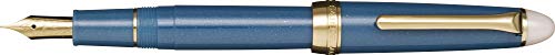 霜夜/本体サイズ：17x17x134mm/両用式/12.2g/11-0558-204・Color:霜夜PatternName:単品・パッケージ個数:1・ペン先ステンレス、細字・ペン先仕上げIPゴールド・蓋・胴・大先AS樹脂/ラメ入りブルー・...