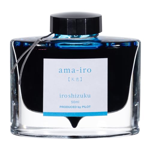 天色/50 ml/INK50AMA・Color:天色・パッケージ個数:1・容量：50ml・2011年度パッケージデザイン金賞受賞・素材: プラスチック・パッケージ重量: 0.318 kgパイロット 万年筆インキ iroshizuku INK...