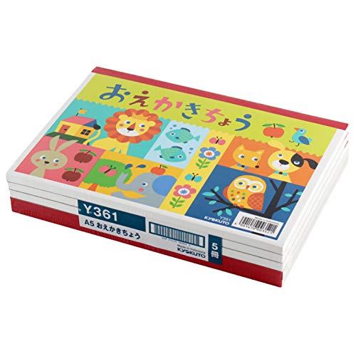 5冊-/A5/Y361-5T・Size:A5Style:5冊PatternName:単品・パッケージ個数:1・セット入数 5冊・罫内容 無地・仕様 ぬりえ付き・仕様 ぬりえ付き・仕様 ぬりえ付き北欧調のオシャレでかわいい動物たちが表紙のおえ...