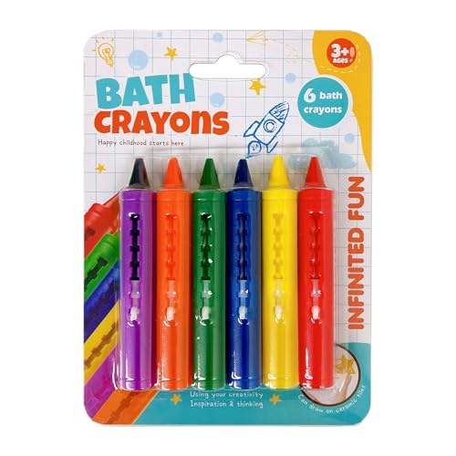 6色レインボー/10色/BATH-6C・Style:6色・パッケージ個数:1・お風呂の壁や浴そうにお絵かきができ、水で流して落とせる楽しいクレヨンです。・クレヨンはケースに入った繰り出し式なので濡れた手で持っても溶けたり、手に色がつきません...