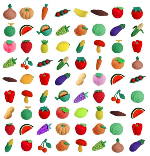 野菜/-/-・Color:野菜・パズル消しゴム：あなたは、消しゴムを2または3つの部分に分けた後に常にそれらを再編成してパズルゲームをすることができる。あなたの子供にその上、動物を知らせなさい.・楽しみ消しゴム：植物の消しゴムは、綴りが誤ら...