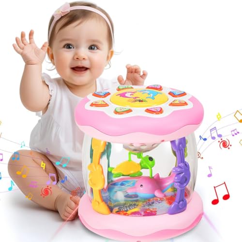 ピンクピンク/-/-・Color:ピンク・知育玩具としての音楽教育この電子ドラムおもちゃは、子供たちに音楽の感覚を育てるための知育玩具です。音楽の刺激を通じて子供の聴覚と触覚の発達を促進します。音楽への興味を刺激し、遊びの中で子供の調和感と...