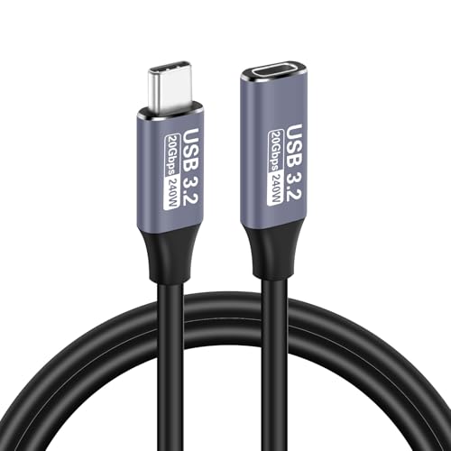 ブラック/1.5M/-・Size:1.5M・Type C延長ケーブル（オス-メス）USB-Cデバイス間の接続を拡張するために使用されます。スイッチ、Type-Cスマートフォン、またはラップなどと互換性があり、充電またはデータ同期も実現です。...
