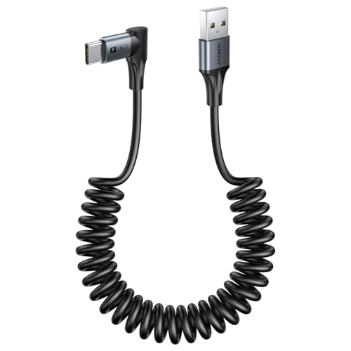 グレー/1.5M/-・Size:1.5MColor:グレーNumberOfItems:1・柔らかなコイル設計この直角コイル型USB Type Cケーブルは、伸ばさない場合の長さはわずか0.4m、すっきり収納できます。最大1.2mまで伸ばせま...