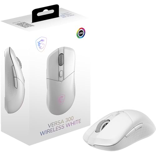 60g/無線有線対応ホワイト/-/VERSA 300 W WHITE・Color:ホワイトStyle:60g/無線有線対応・パッケージ個数:1・PixArt PAW3104DB光学センサーを搭載し、最大8000DPIと1000Hzのポーリン...