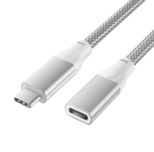 銀/1M/-・Size:1MColor:銀・USB-C 接続の拡張：パフォーマンスを損なうことなく、USB-C ポートをより使いやすい位置に簡単に拡張します。狭い場所や手の届きにくい環境での充電、データ転送、周辺機器接続に最適です。接続に問...