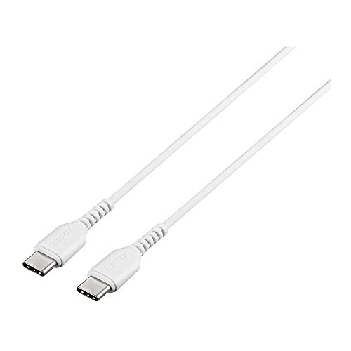 ホワイト/1.5m/BSMPCCC115WH・Size:1.5mColor:ホワイト・パッケージ個数:1・■コネクター形状:USB Type-C(オス)/USB Type-C(オス)・■寸法(ケーブル長):1.5m・■ケーブル径:2.8mm...