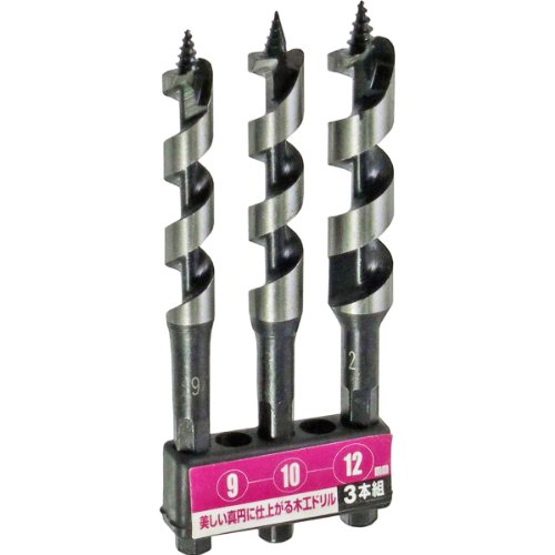 木工用 3本組・ SWD-31・・Style:木工用 3本組・電気ドリル・充電式ドライバー・インパクトドライバー対応・美しい真円に仕上がる木工ドリル・一般木材・合板・集成材・普通合板などの浅穴あけに・誘導ねじが付いていますので、穴ずれがなく...