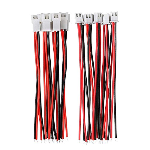 レッド/-/-・?1．パッケージ内容：20ペア、 合計40本。20ペアのオスとメスのプラグワイヤーが含まれ、お得で非常に実用的です・?2．本製品のJST 1.25mm プラグコネクターは2ピンのオスとメスの接続ケーブル、 強固、耐久、長持ち...