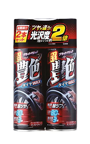 2本セット(耐久性3倍)-/480ml/C34W・Style:2本セット(耐久性3倍)・パッケージ個数:1・ツヤもちが段違いと評判！　ツヤ持ちを重視した贅沢なタイヤワックス 2本セット・超ツヤ仕上げ光沢のあるピカピカなツヤが得られます。光沢...