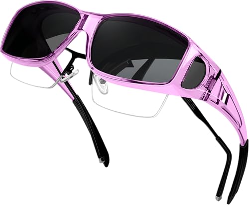 一般的な大人向けデザインA7フレーム：パープル+レンズ：ブラック/M/-・Color:A7フレーム：パープル+レンズ：ブラック・UV400 偏光レンズ: 偏光レンズはUVA、UVB、UVC等の有害光を 99 % カットし、可視光しか通しませ...