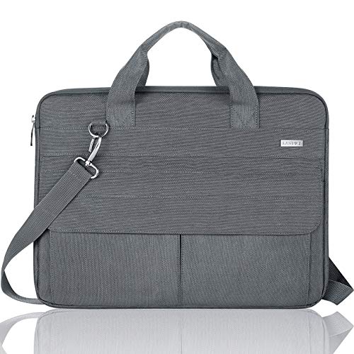 おしゃれグレー/13-14インチ/JP-FRZ-Laptop Bag01-13-GR・Size:13-14インチColor:グレー・パッケージ個数:1・便利な3wayバッグハンドルを備え、ショルダーストラップとスーツケースストラップを付いて...