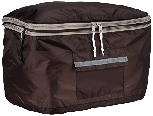 2段式カゴカバーブラウン/(約)幅410×奥行350×高さ240-420mm/YF-1207・Size:(約)幅410×奥行350×高さ240-420mmColor:ブラウン・パッケージ個数:1・幅410長さ350