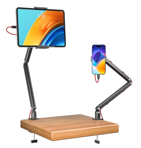 ブラック/-/KVZJ-10-B・Color:ブラック・現在販売する商品にクランプとアームを一体化したデザインを採用しました。7つ可動関節・省スペース本製品は7つの関節を採用されており、可動領域が広いのスタンドとして、お好みの向き、高さを調...