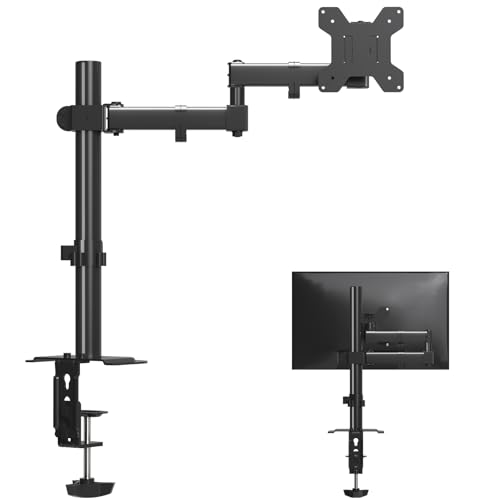 ブラック/40cm/MD7421-JP・Size:40cmColor:ブラック・パッケージ個数:1・対応モニター液晶モニターを1画面設置できるディスプレイアームです。耐荷重は10KGで、VESA規格は75×75mm/100×100mmで、1...