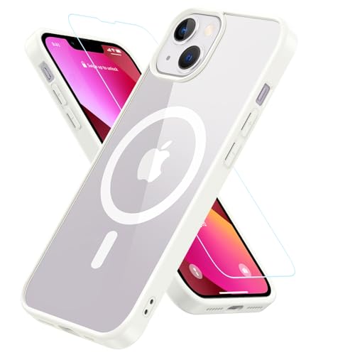 ホワイト+クリア/iPhone13/iPhone14用/-・Size:iPhone13/iPhone14用Color:ホワイト+クリア・対応機種＆パッケージの内容iPhone 13/iPhone 14 専用6.1インチ対応ケースです。ガラス...