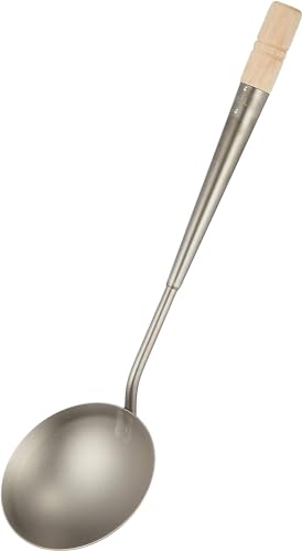 10)中華お玉シルバー/46cm/C4101・Style:10)中華お玉・パッケージ個数:1・サイズ:直径10.5x全長37cm・素材・材質:鍋本体/鉄(窒化熱処理済み) グリップエンド/木製・生産国:日本・おたま レードルチャーハンや炒め...