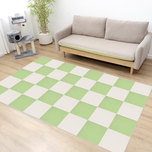 モダンアイボリー＆グリーン/30*30*0.5cm 20枚/20XZFKBR30X30・Size:30*30*0.5cm 20枚Color:アイボリー＆グリーン・厚さ5mmでフワフワ感 You&ours タイルカーペット 30x30は、業界...