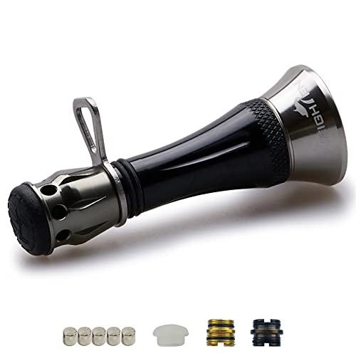 ブラック/48mm/RS48・Color:ブラック・製品仕様本体長さ: 48mm、自重: 7g、材質：70航空アルミ、耐腐食性能を持つ、海釣りもご安心対応機種シマノ/ダイワ通用(2種類のソケット付属)、リールスタンドの適用ListはA+ペー...