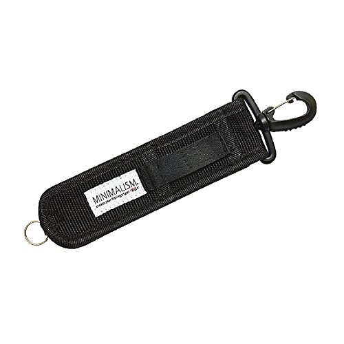 ブラック/無/—・パッケージ個数:1・カラー:ブラック・サイズ:W5×H18×D2cmショルダーバッグのベルトやベルトループなどにカラビナ留めもループ留めもなミニマルプライヤーホルダー。