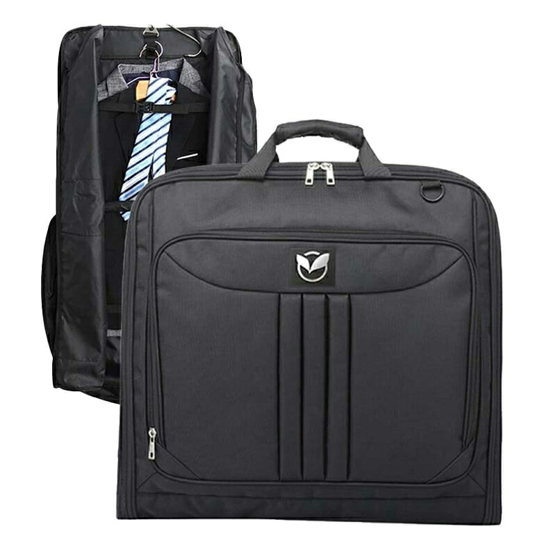 【商品内容】持ち運び ガーメントバッグ 2着 メンズ キャリーオン 出張 スーツ収納 ショルダー スーツカバー 持ち運びに不便なスーツを楽々収納できる衣類バッグ。シャツやネクタイなどの小物もすっきり収納できて機能的。 【素材】防水キャンバス...