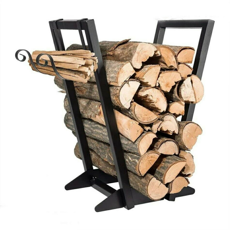 【強靭で安心感のある造り】薪の丸太ツールラックは錬鉄製で、より強力な収納ラックとツールが炎に耐えることができます。 頑丈でエレガントな薪収納ラック、人間工学に基づいたハンドル、自宅の暖炉や屋外の暖炉に最適で、 薪の束、すべての暖炉の道具用の...