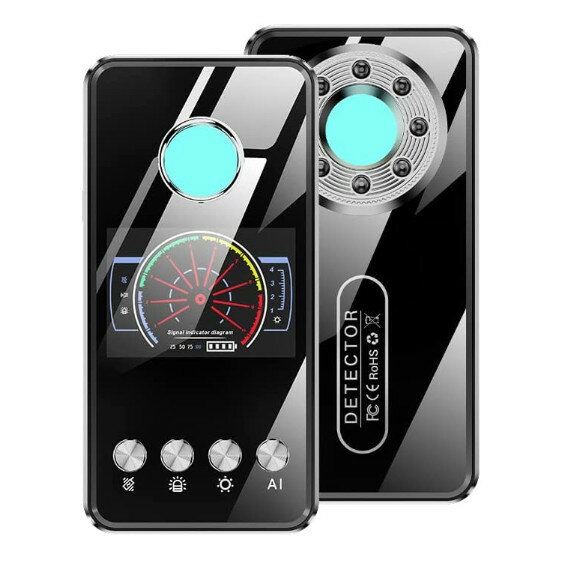 商品仕様 【4つの検出モード】電波検出モード、磁気検出モード、レーザー探知モード、AI知能検出モードと4つの検出モードを搭載しており、通常の盗聴器発見機では検出できない電波を発しない有線カメラ、ほかの物に偽装した超小型ワイヤレス隠しカメラや...