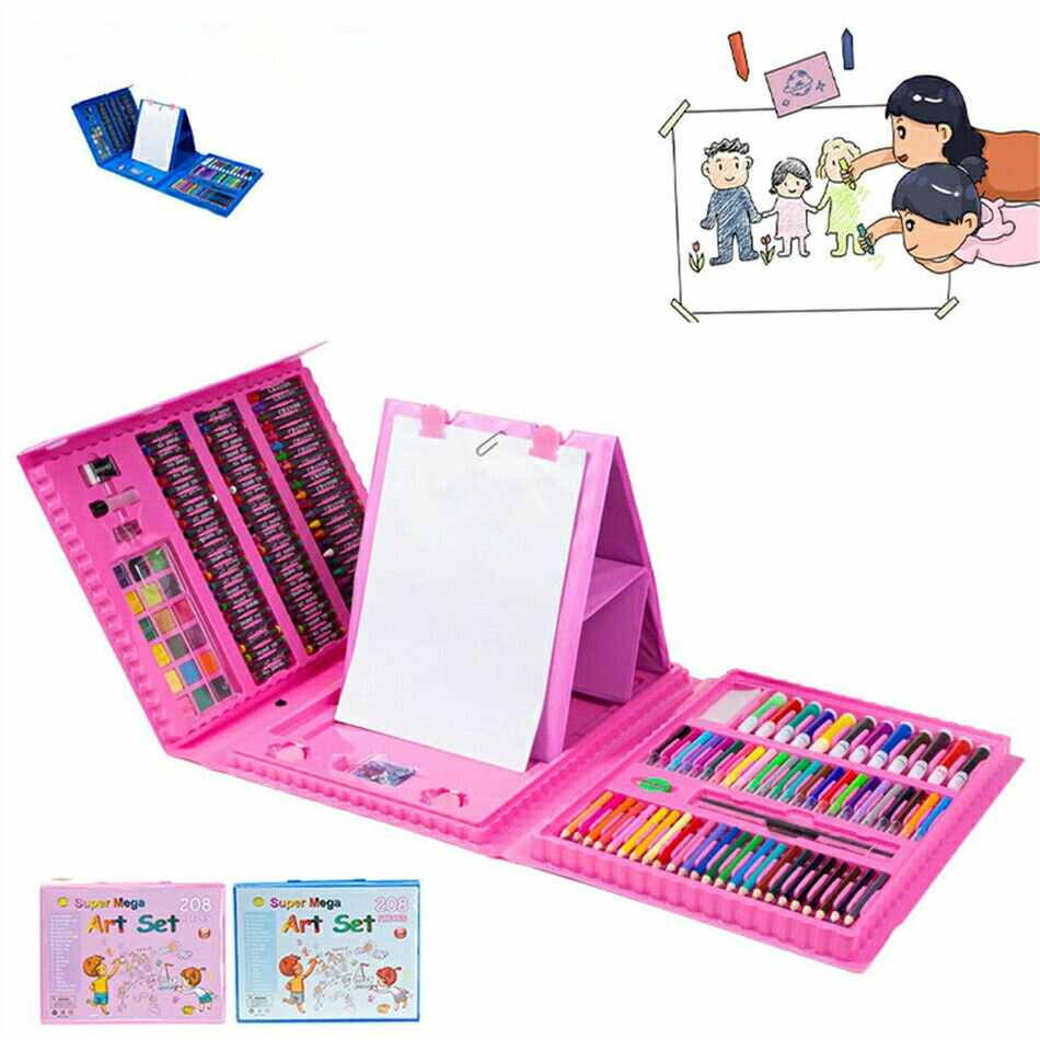 ・【超豪華お絵かきセット】合計で208点が含まれています。いろいろな画材から好きなものを選んで、組み合わせたりして、お絵かきをお楽しめます。カラーペーパージャムは、子供の脳を訓練し、視覚の健康を保護するために色を識別して区別することができま...