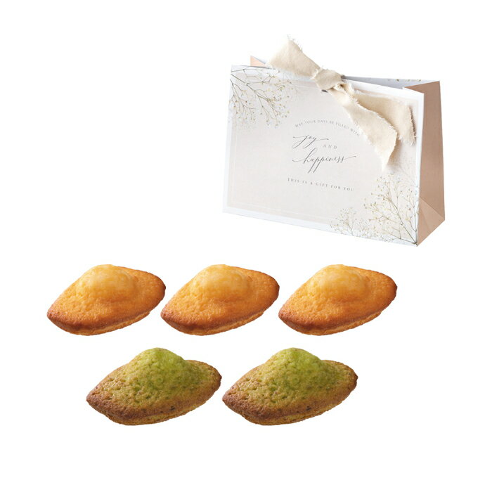 パッケージにあしらわれたかすみ草の花言葉は「感謝」「幸福」。 そんな想いを添えて、お洒落なアソートギフトを大切な方への贈り物に。 アフタヌーンティーのような、ゆったりとした特別なひとときをお楽しみいただけるセットです。 セット内容：マドレー...