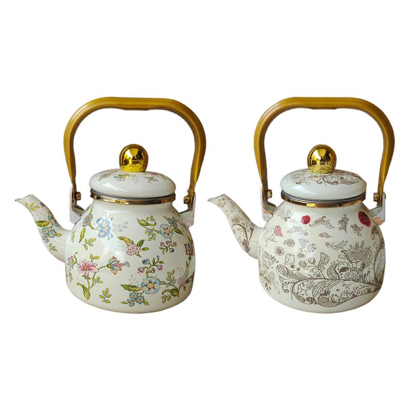 説明: 仕様: 素材: エナメル 容量: 1.2L サイズチャート: 直径: 14cm/5.51インチ 高さ: 20cm/7.87インチ パッケージに含まれるもの: エナメルティーケトル1個 注意: 手動測定とモニターの違いにより、若干の誤...