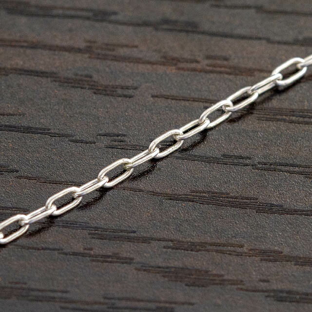 商品名 1.9mm幅長あずきチェーン 全長 40cm、45cm、50cm チェーン幅 約1.9mm 素材 silver925　