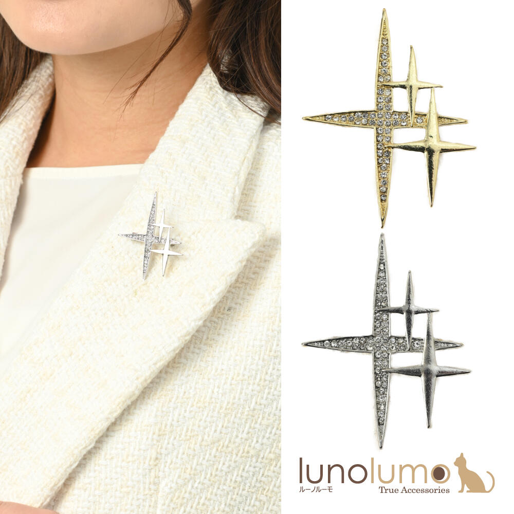 【サイズ・容量】モチーフの大きさ：5.0×4.0×0.2 針の長さ：2.2【素材・成分】ラインストーン、合金(brass)【金属アレルギーについて】コーティング(メッキ)部分などの金属部分は、お客様の体質や健康状態によって、アレルギーが起き...