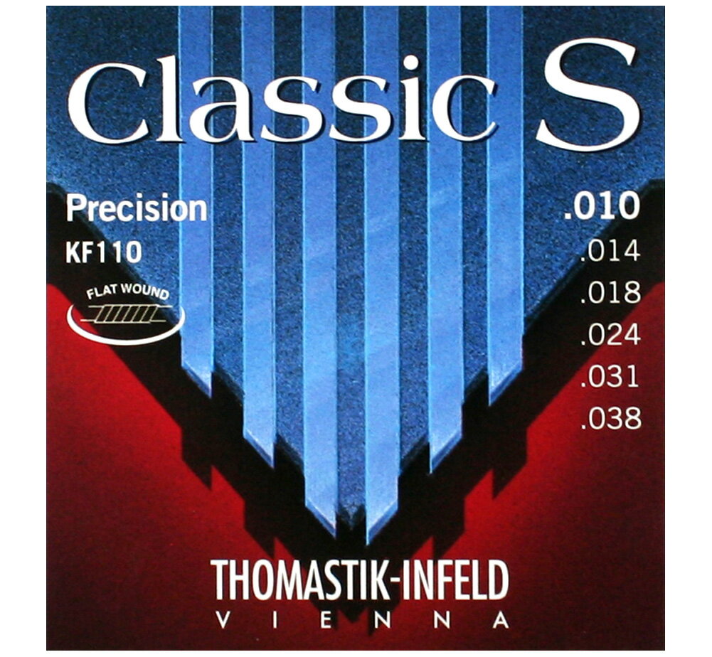 THOMASTIK-INFELD / CLASSIC S Precision KF110 コンサート、フィンガースタイル、フォーク・ギター奏者のための、スチール弦に代わる優れた選択肢 「Classic S」は、Thomastik-Infel...