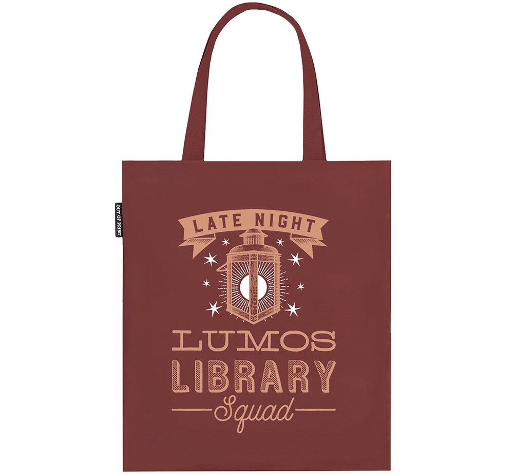 アウト・オブ・プリント Late Night Lumos Library Squad Tote Bag Design by the Harry Potter Alliance No lantern? No problem! Light yo...