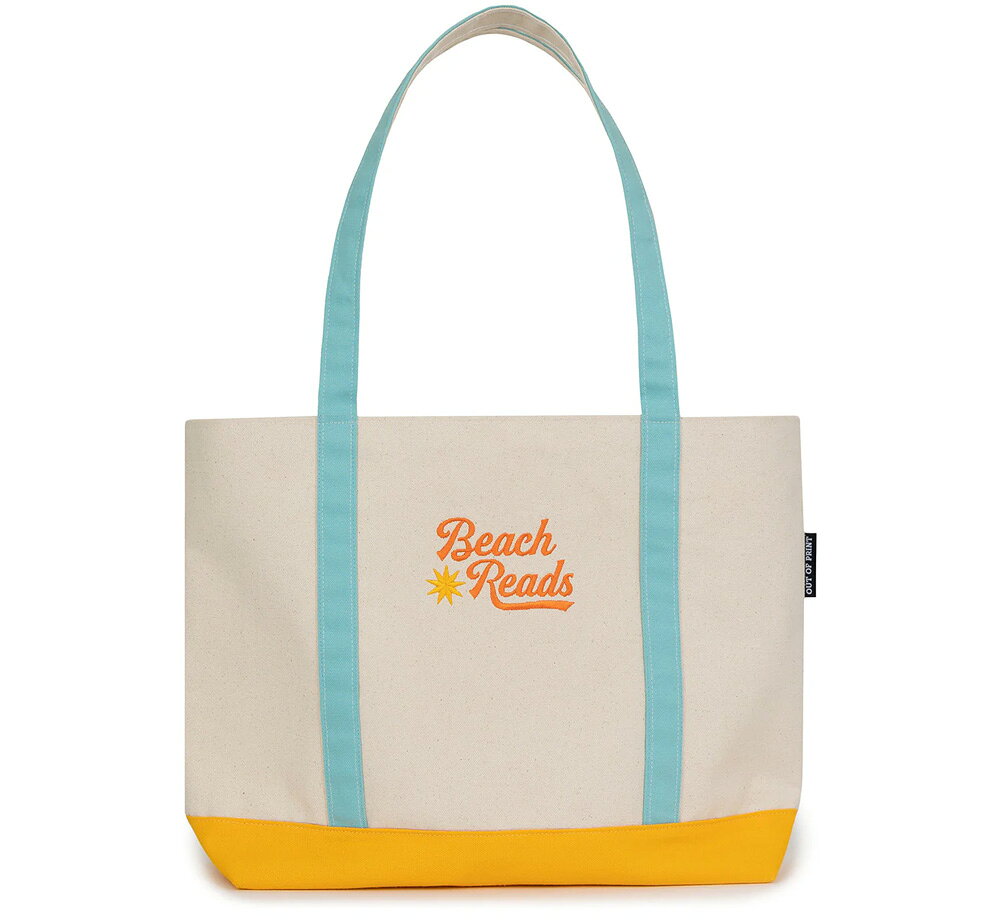 アウト・オブ・プリント BEACH READS LARGE ZIPPERED TOTE Out of Print オリジナルデザイン あなたの夏の冒険にうってつけのラージトートバッグ。たっぷり収納できるうえに、ビーチ気分をプラスしてくれます...