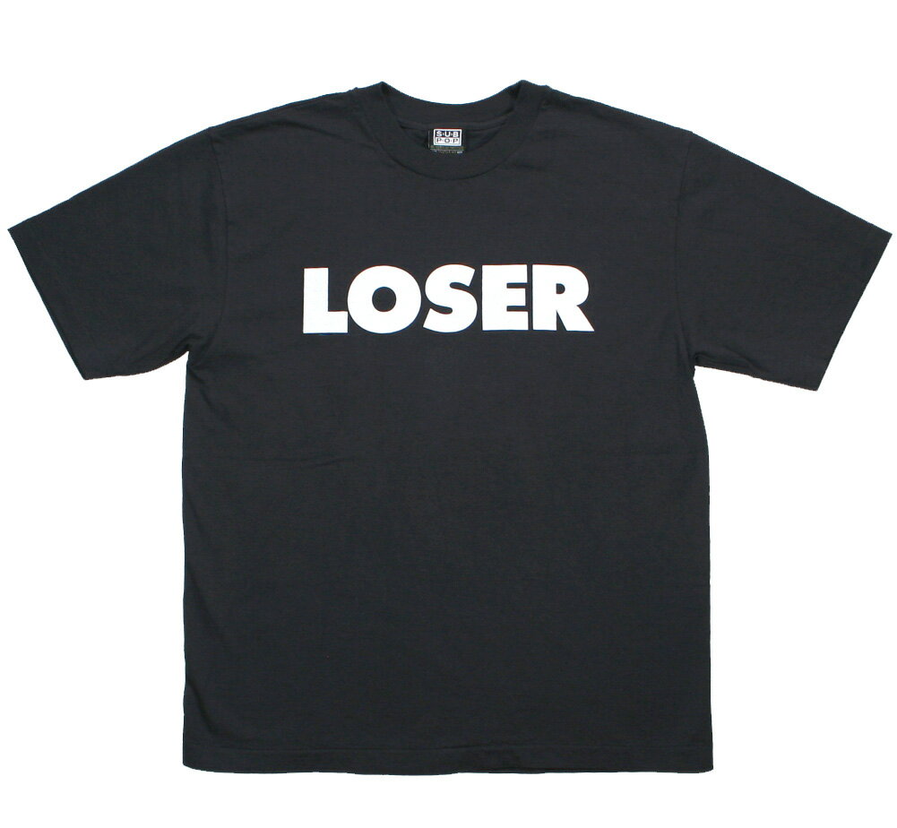 SUB POP / LOSER 「LOSER」は1988年に誕生したSub Popを象徴するスローガン。「音楽業界の敗者」を自虐的に掲げ、メジャー主導の価値観や”勝者”至上主義への反骨精神を表現しています。 ・100% Heavy Cott...