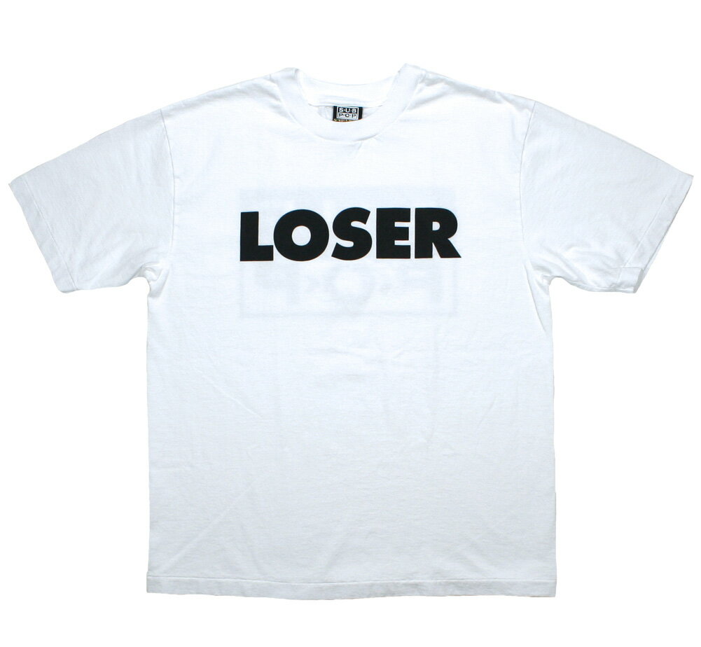 SUB POP / LOSER 「LOSER」は1988年に誕生したSub Popを象徴するスローガン。「音楽業界の敗者」を自虐的に掲げ、メジャー主導の価値観や”勝者”至上主義への反骨精神を表現しています。 ・100% Heavy Cott...