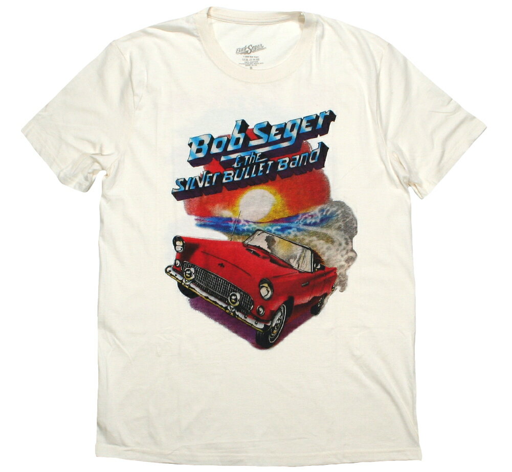 BOB SEGER & THE SILVER BULLET BAND / THE DISTANCE TOUR 1983 1982年にリリースされたスタジオアルバム「The Distance」のリリースに伴い行われたツアーの復刻デザインTシャ...