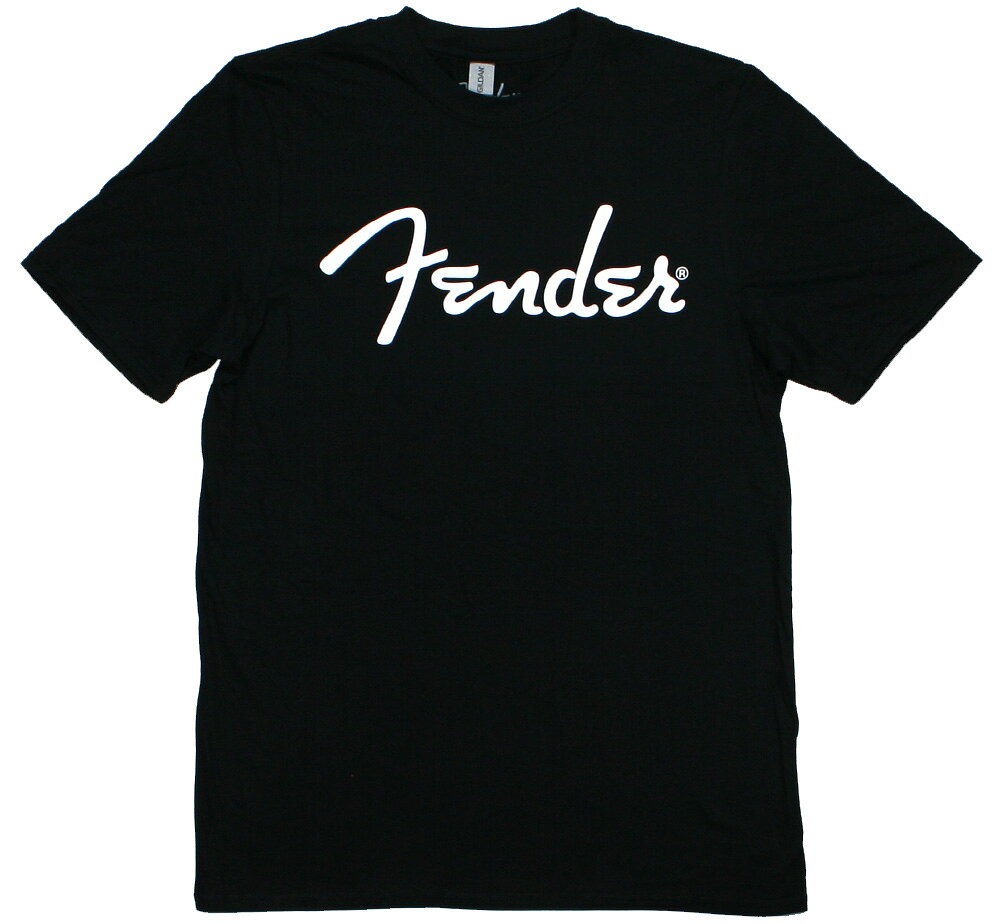 FENDER® / SPAGHETTI LOGO ・100% Cotton ・Soft-Style Cotton ・Black ・Official Licensed [UNISEX] 参考SIZE 身幅 着丈 Small 44~4...