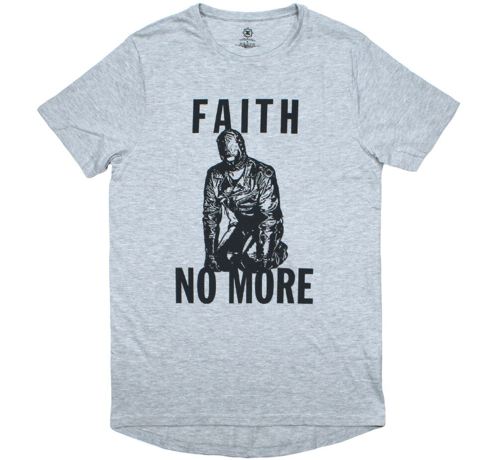 FAITH NO MORE / GIMP ・100% Cotton ・Soft-Style Cotton ・Heather Grey ・Back Print ・Drop Tail ・Official Licensed ・Made in UK...