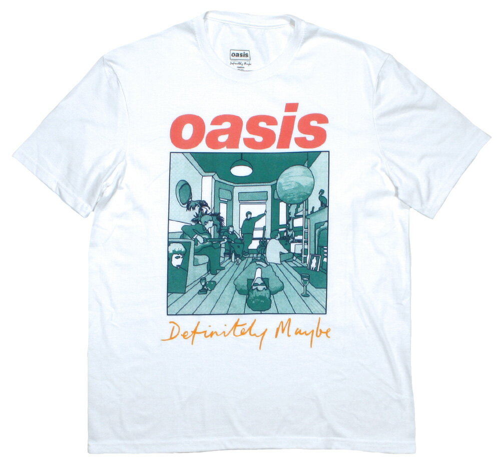 OASIS / DEFINITELY MAYBE (1994) 1994年にリリースされたデビュースタジオアルバム「Definitely Maybe」のカヴァーアートワークがイラスト風にアレンジされたデザイン。 ・100% Soft-Sty...