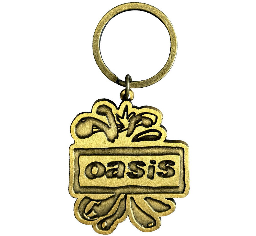 OASIS / SPLAT LOGO KEYCHAIN ・材質 : Zinc Alloy (亜鉛合金) ・None Enamel ・Antiqued finish (アンティーク調仕上げ) ・サイズ : 約50mm x 43mm ・Spli...