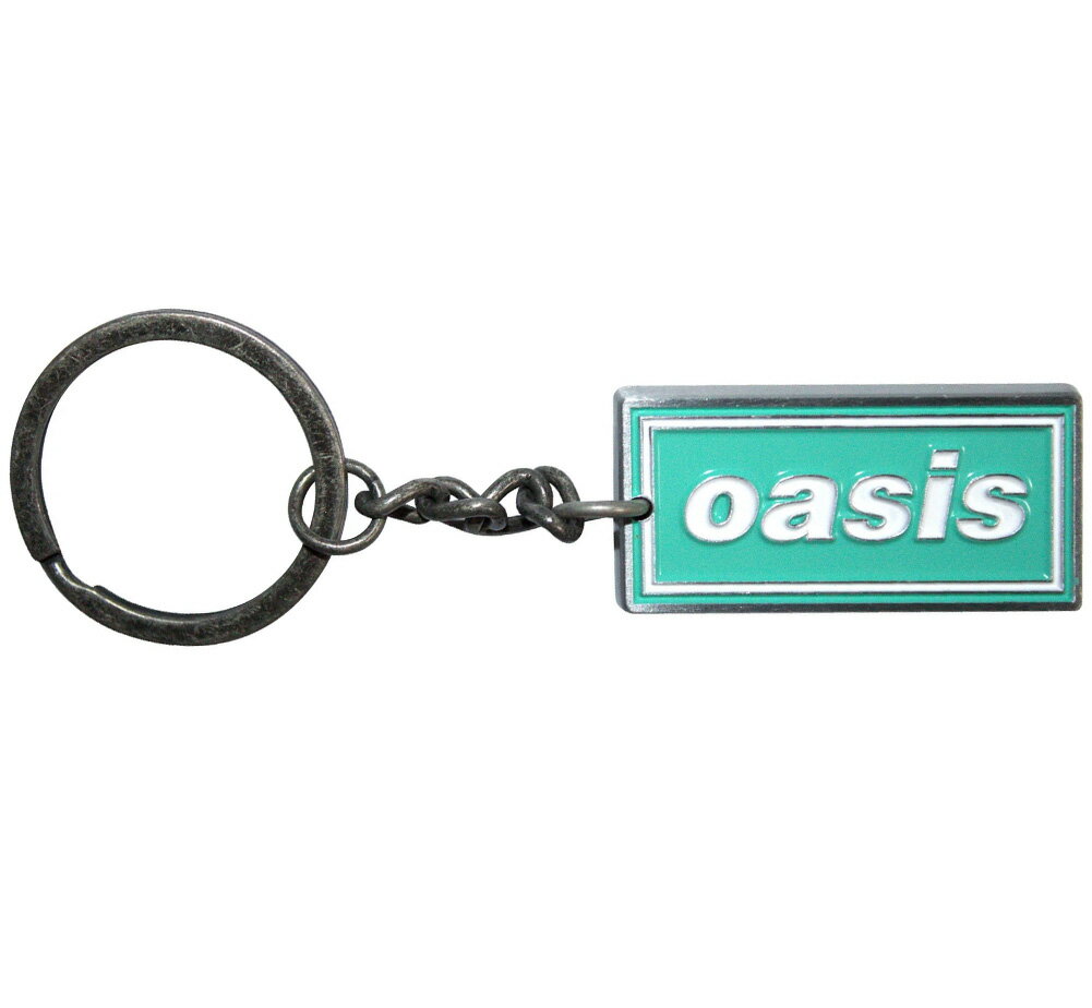 OASIS / DECCA LOGO ・DECCA LOGO: 約40mm x 19mm ・Split Ring Key Loop Attachment (二重リング) ・Official Licensed ・Ex. Tour
