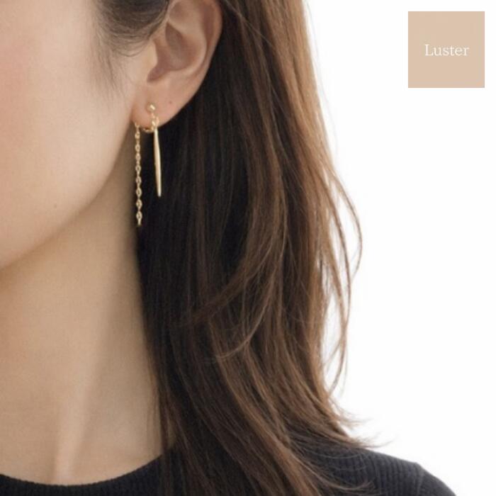 ▶ 【Brand Concept】 ▶ NEW ARRIVAL ▶ 揃えたくなる同パーツのアクセサリーはこちら ▶ 汗や皮脂に強く変色しにくいアクセサリーはこちら ◆ 商品詳細 ◆ 耳元をすっ...