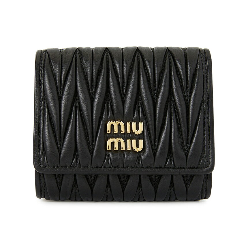 ミュウミュウ 2026SS ミュウミュウ ミニ財布 商品説明 2026SS ミュウミュウ ミニ財布 ブランド ミュウミュウ 品番 5MH033 AFPP F0002 素材 素材1 - 羊皮, 素材2 - 無い カラ― ブラック サイズ サイ...